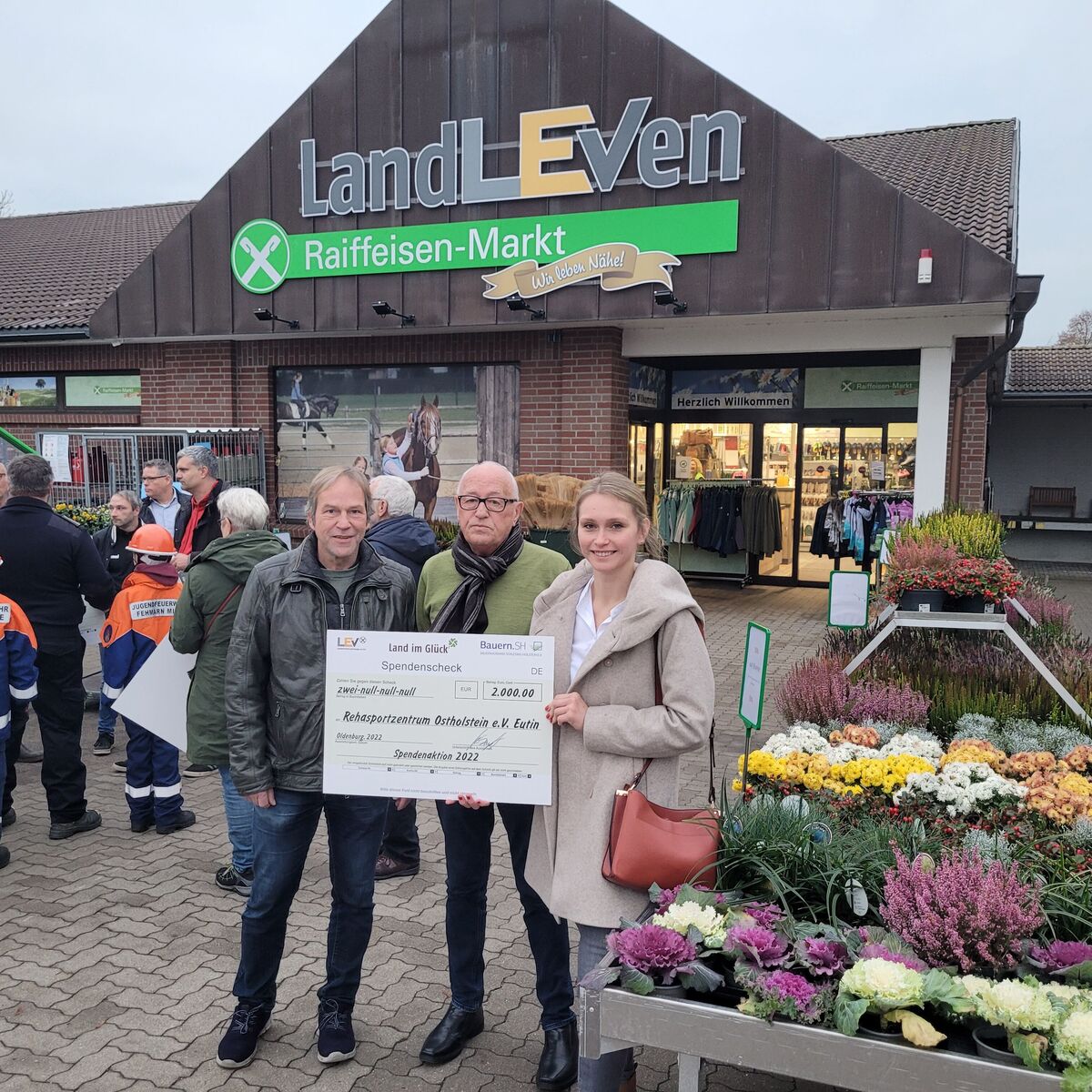 Mensch in Bewegung: Spende von der LEV